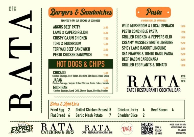 RATA - Subang Jaya - Cafe Culture